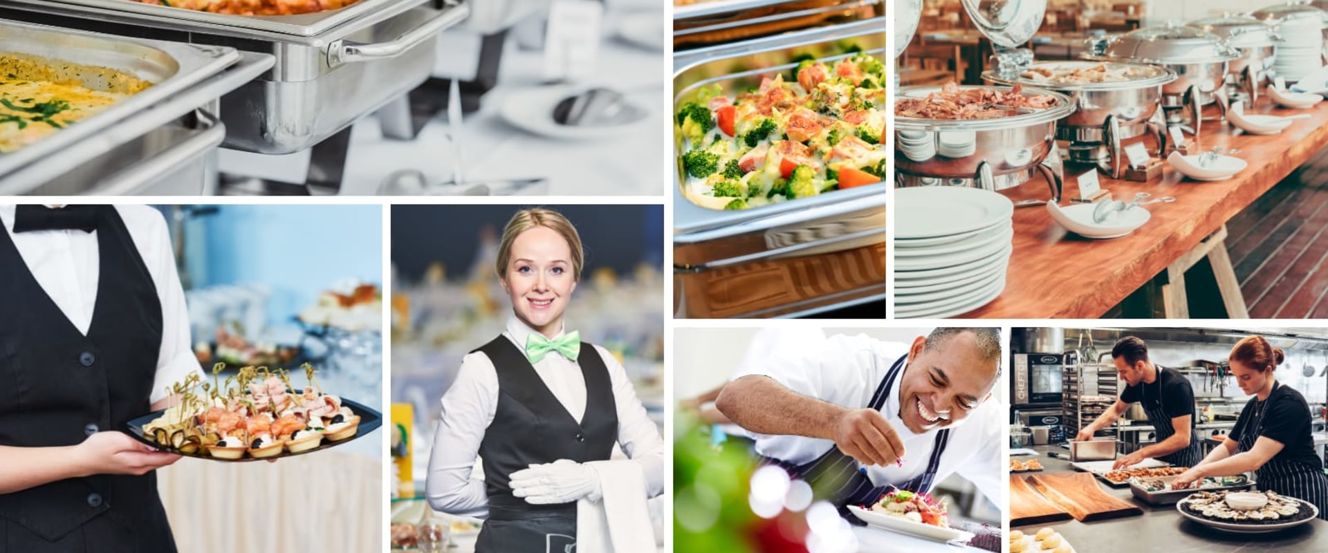 What are the examples of catering?